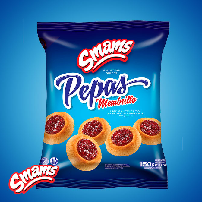 Galletas: Pepas Membrillo
